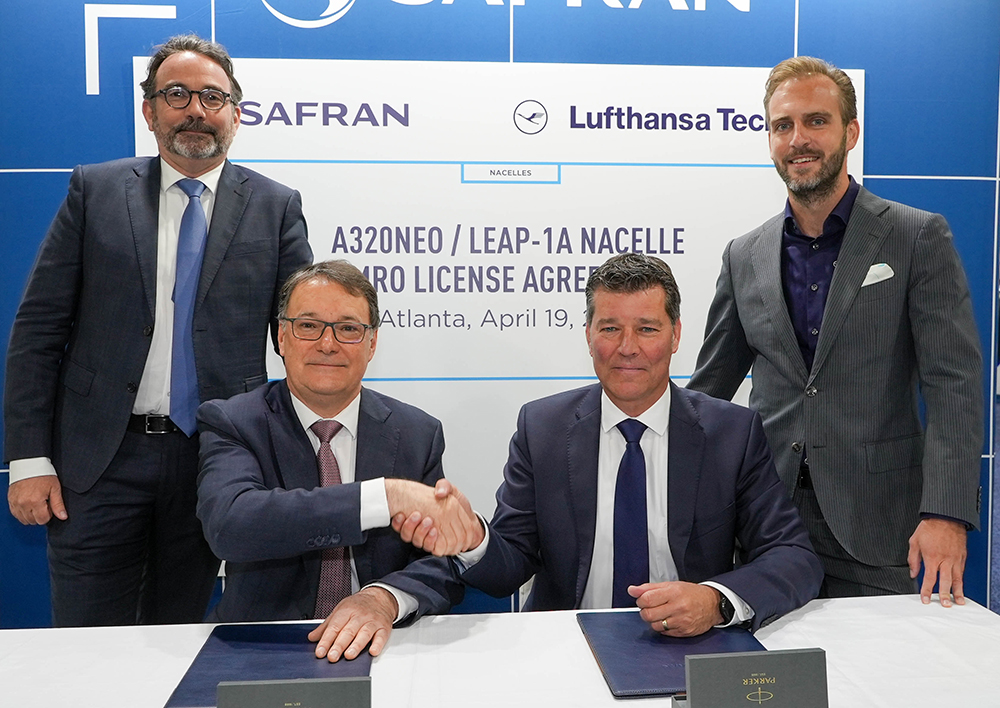 Safran and Lufthansa Technik sign MRO license agreement for A320neo - AGN