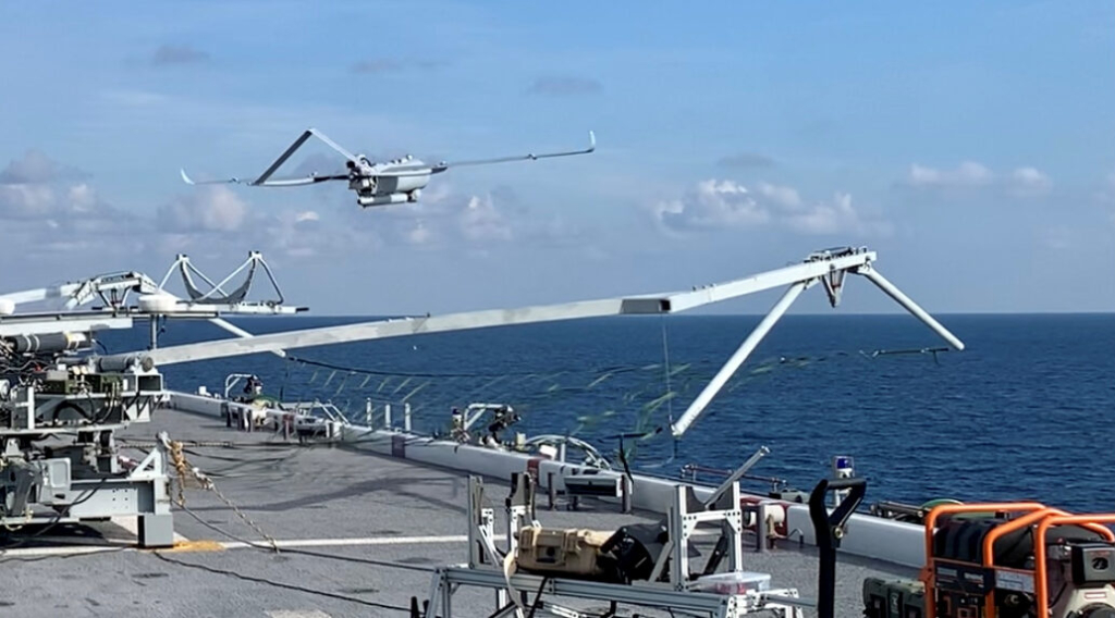 Textron's Aerosonde UAS takes first flight from littoral combat ship - AGN