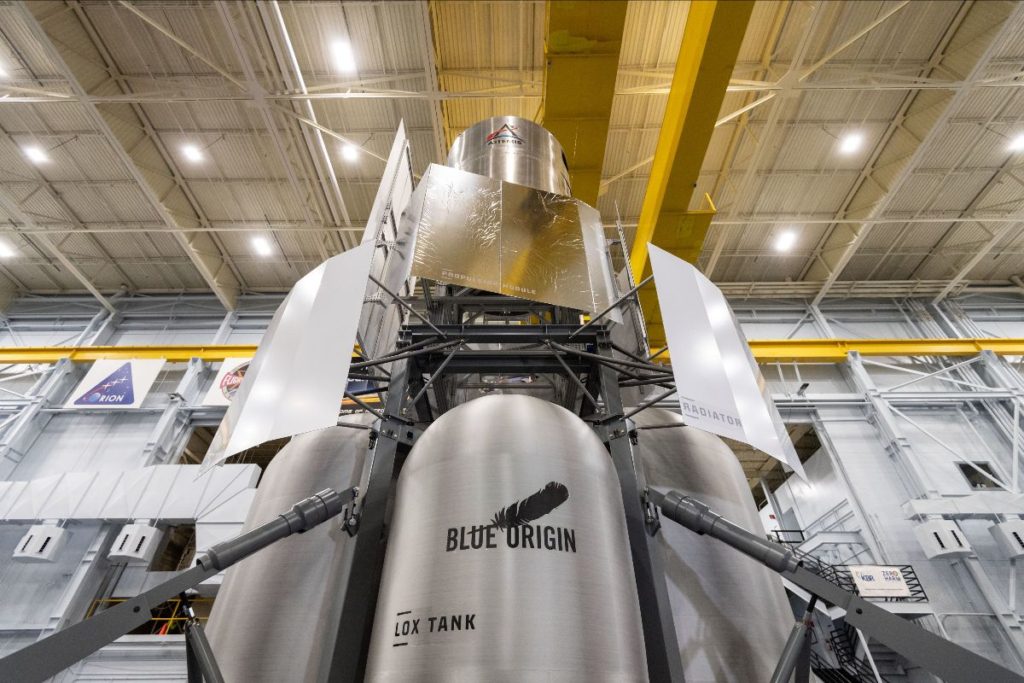 Blue Origin-led team delivers lunar lander mockup to NASA - AGN