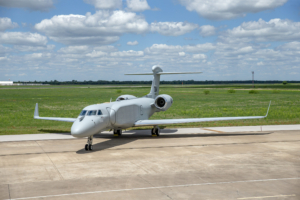 The US Air Force debuts EA-37B Compass Call aircraft in Europe
