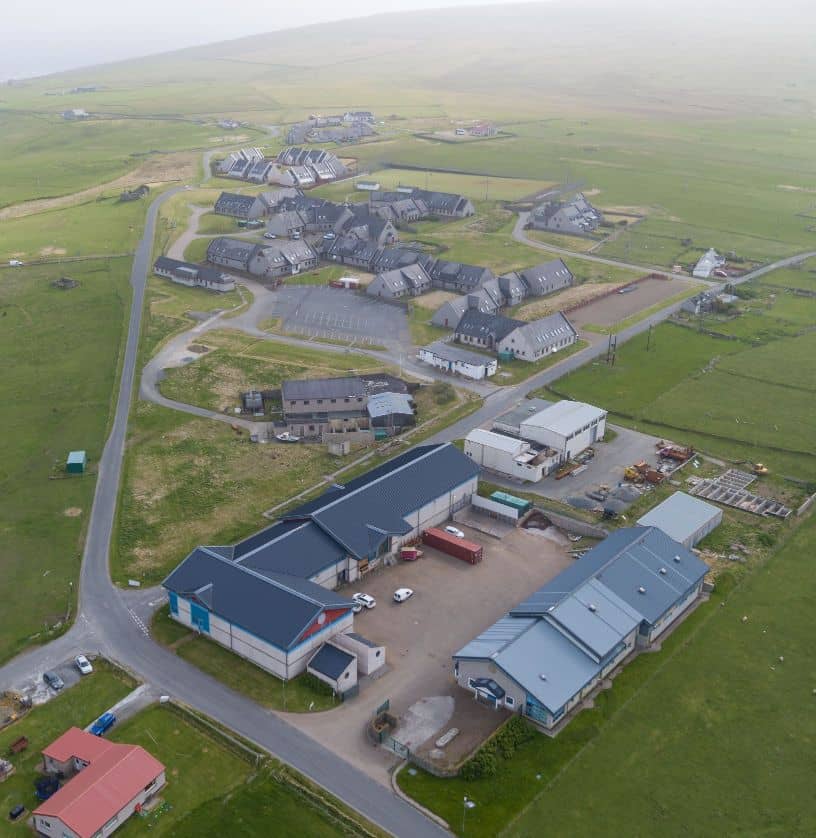 Ground station antenna milestone for SaxaVord Spaceport - AGN