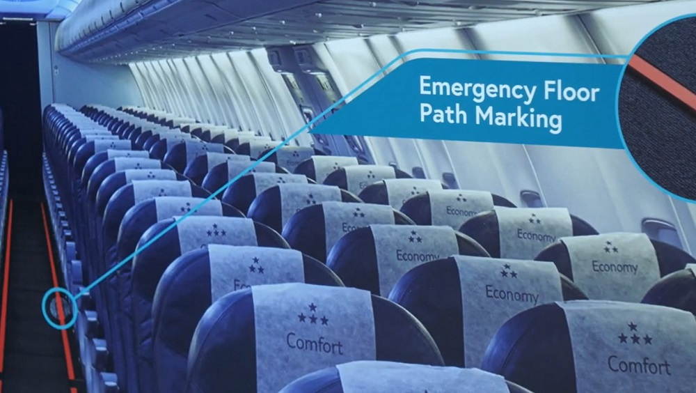 STG Aerospace unveils red floor lighting - AGN