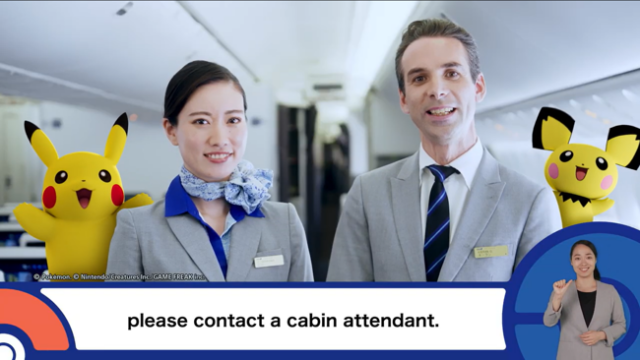 ANA launches novelty Pokémon in-flight safety video