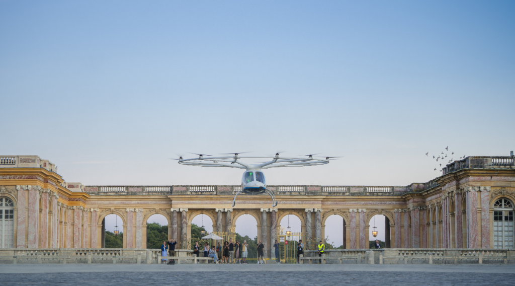 Volocopter conducts first eVTOL flight at the Palace of Versailles