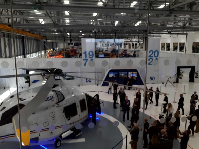 Surprise guest at Airbus Helicopters’ new £55 million UK facility