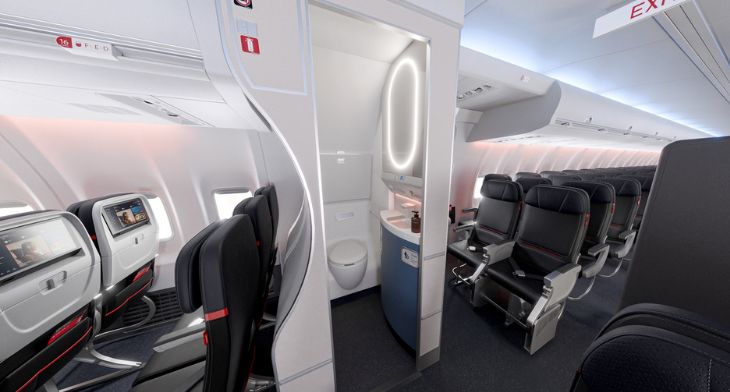 Delta unveils sleek new cabin design
