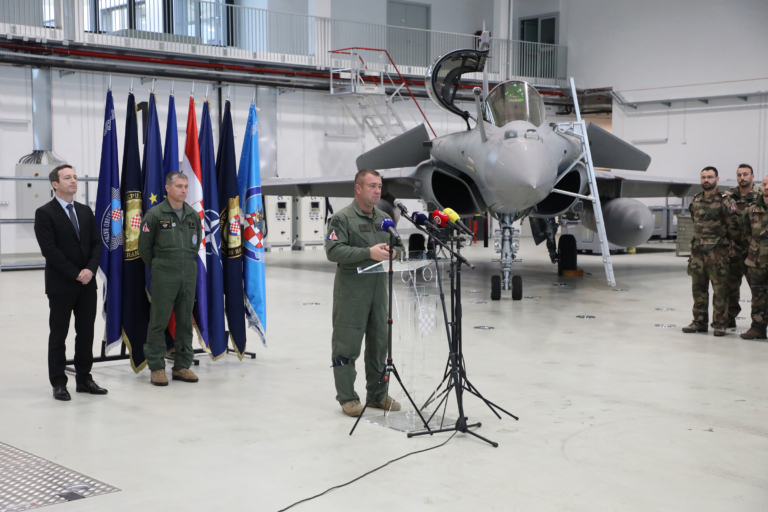 Croatian and French Rafales exercise together as Croatian aircraft ...