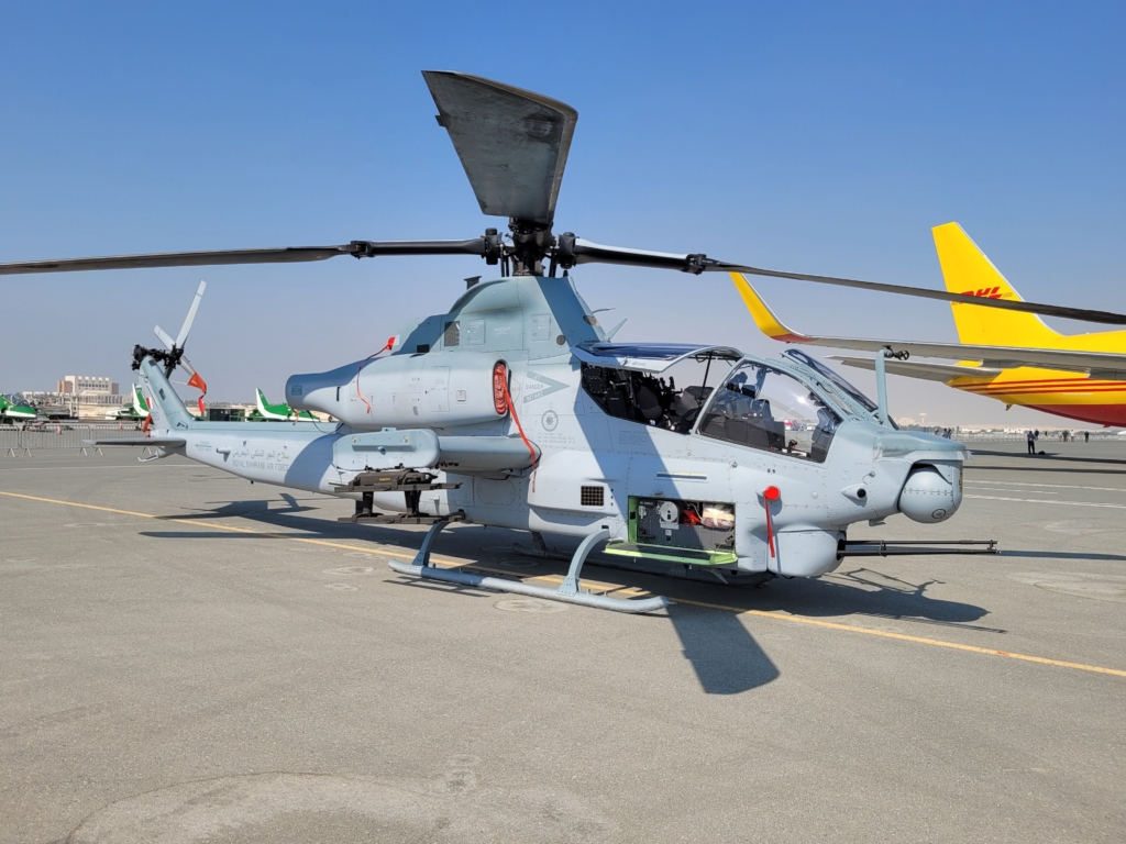 There were two very different Royal Bahrain Air Force AH-1s at the show ...