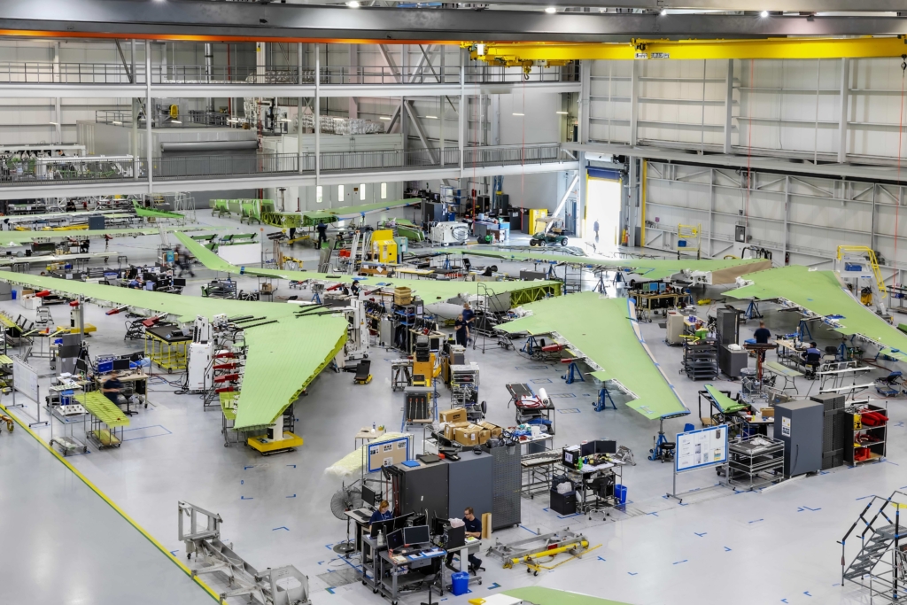 1,000th Gulfstream wing produced in Savannah