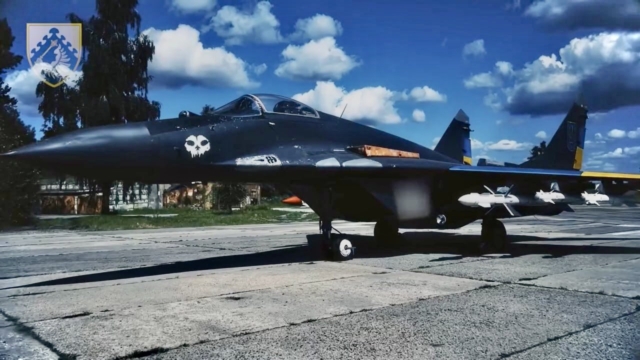 More Ukrainian MiG-29s spotted in black ‘Ghosts’ colour scheme. - AGN