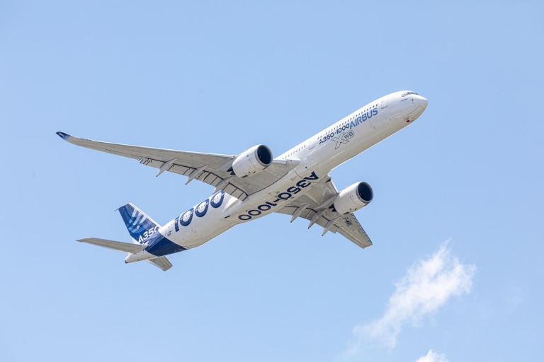 Civil Aircraft on Display at Paris Air Show 2025