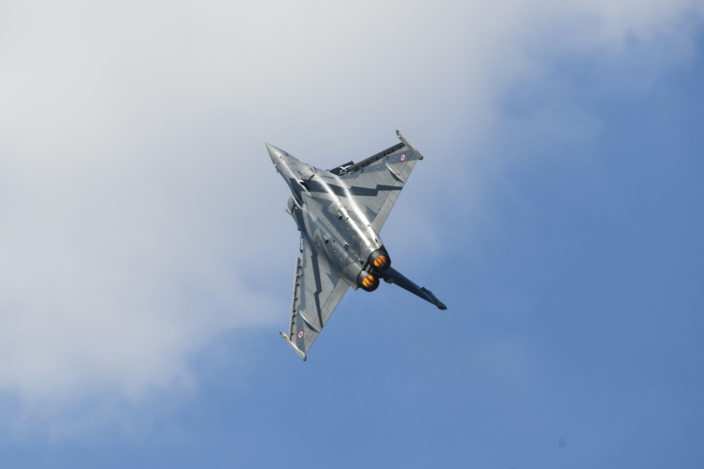 The military aircraft on display at Paris Air Show