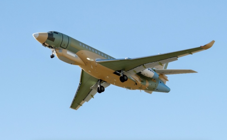 Dassault Falcon 8X ARCHANGE begins flight testing