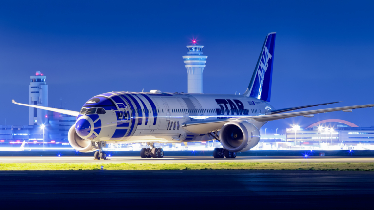 ANA Star Wars special livery R2-D2 Boeing 787 has retired