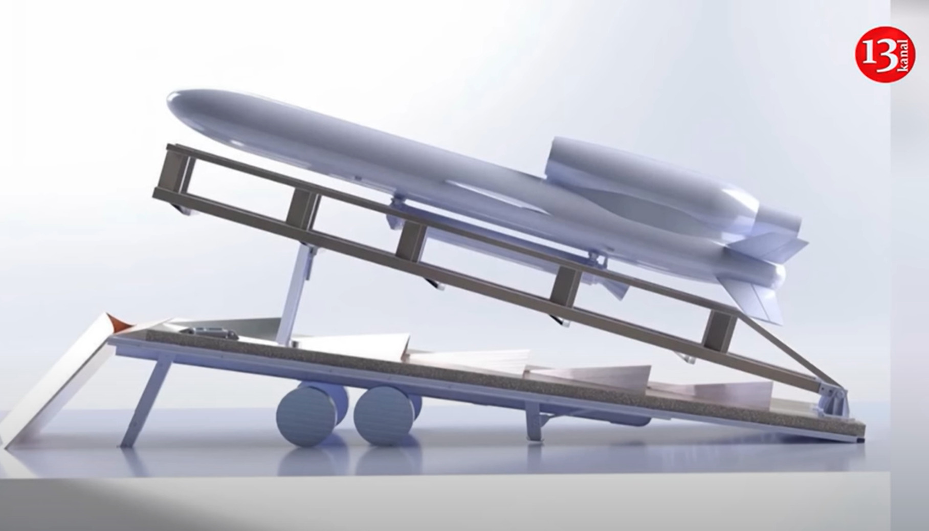 Ukraine's FP-5 Flamingo cruise missile revealed