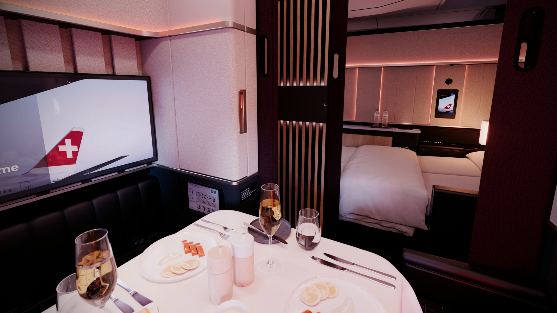 SWISS unveils First Grand Suite private jet experience