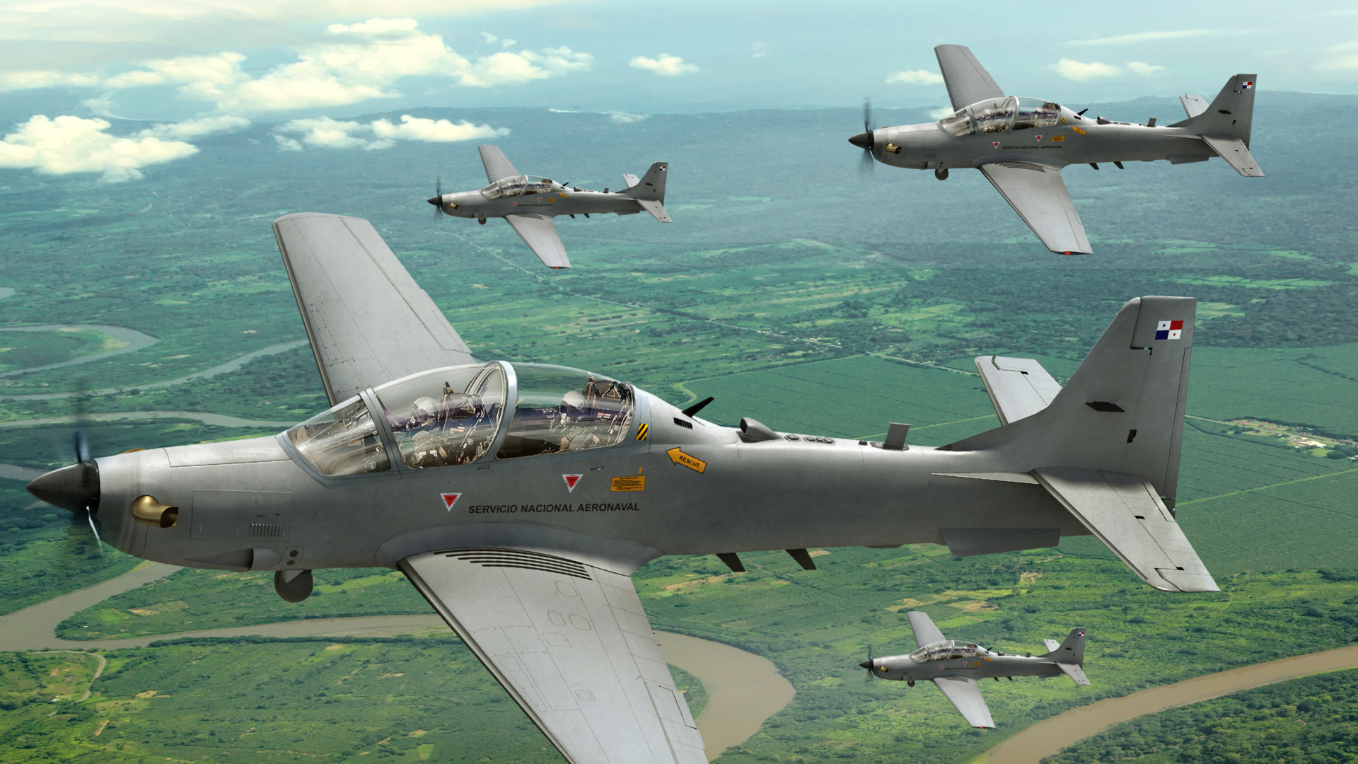 Embraer A-29 Super Tucano to gain Gunslinger counter-drone capability