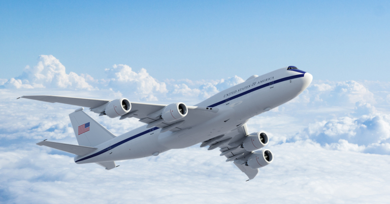 Boeing 747 'Doomsday' plane begins flight testing