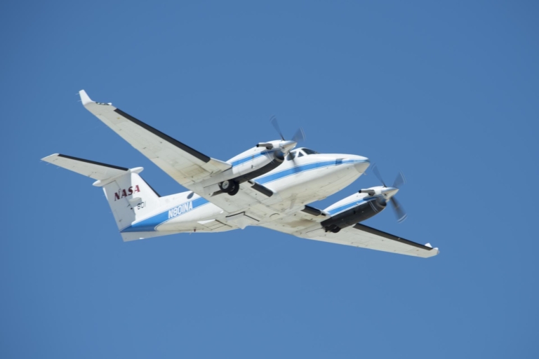 NASA's King Air measures cosmic radiation from airline flights