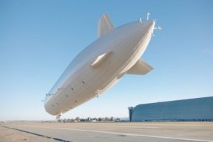 Huge Pathfinder1 airship takes to the skies over San Francisco