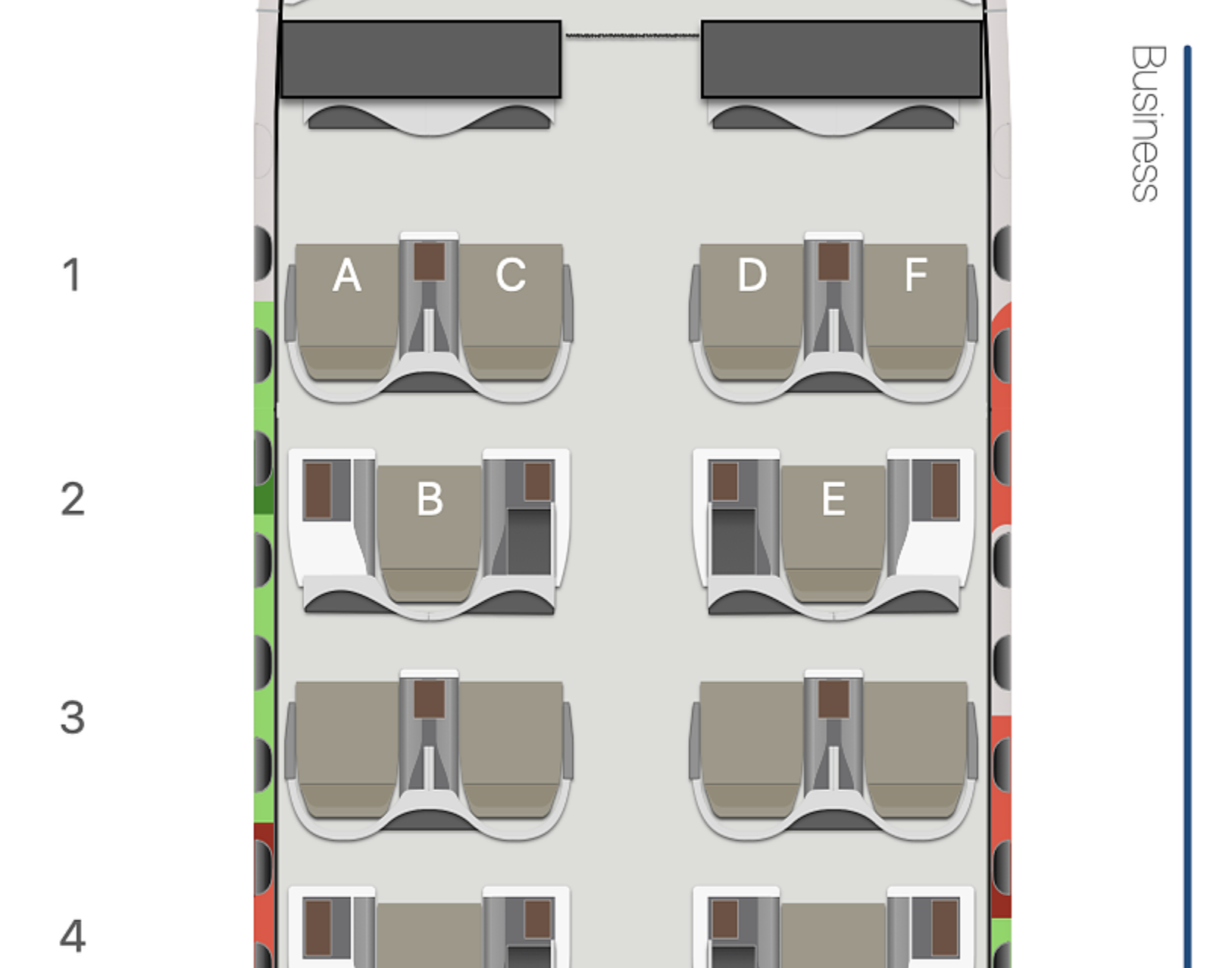What's the best way to fit lie-flat seats on narrowbody jets?