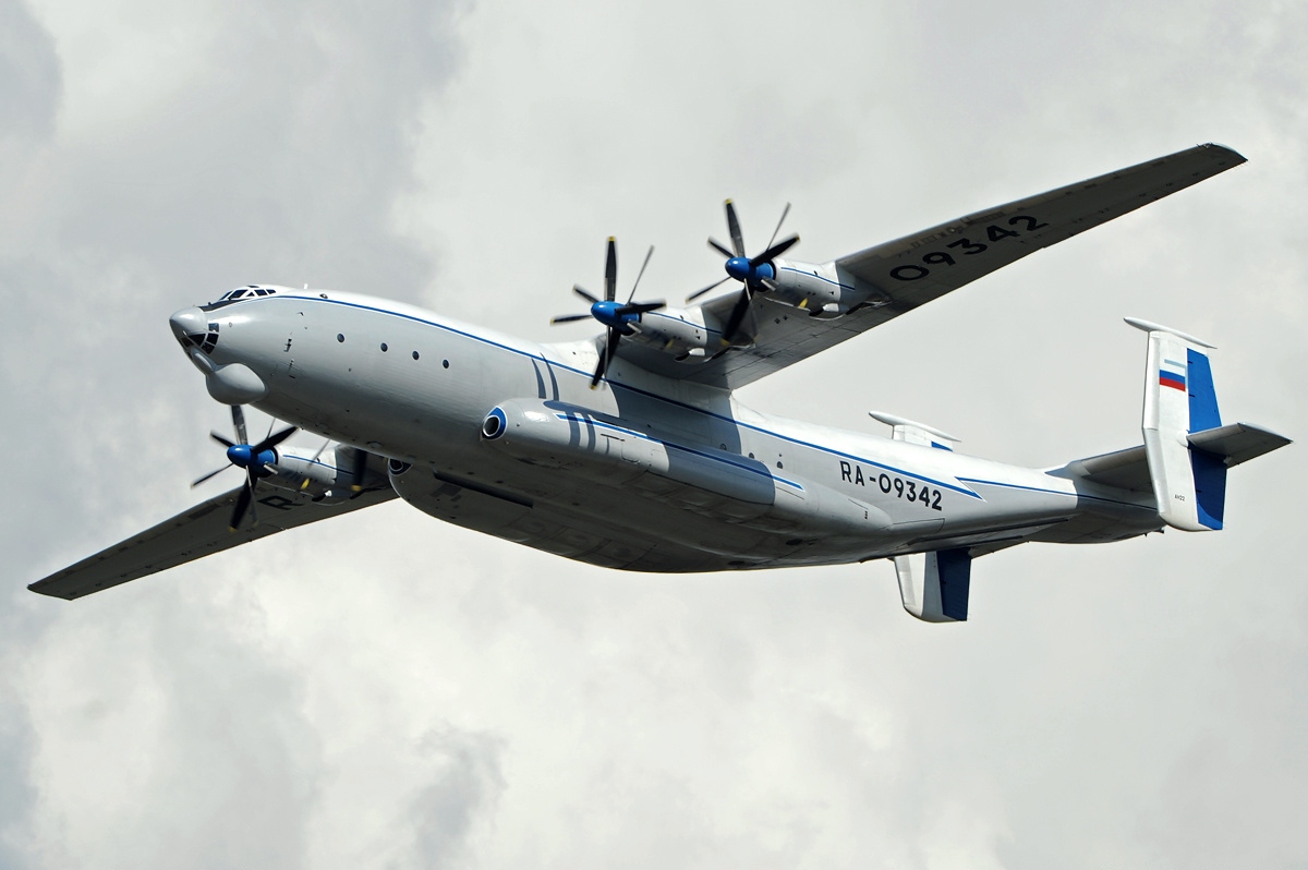 Russian Antonov An-22 transporter crashes with 7 crew on board