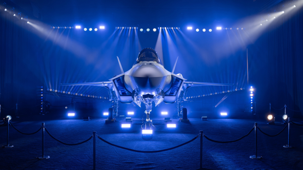 Finland's 1st Lockheed Martin F-35A fighter jet rolls out in style
