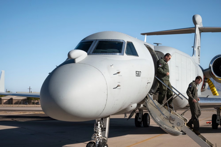 The US Air Force debuts EA-37B Compass Call aircraft in Europe