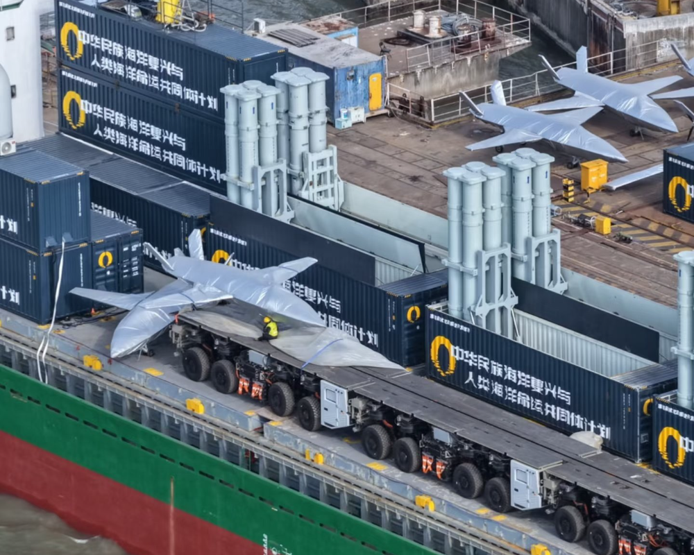 China is converting cargo ships into EMALS-equipped drone carriers
