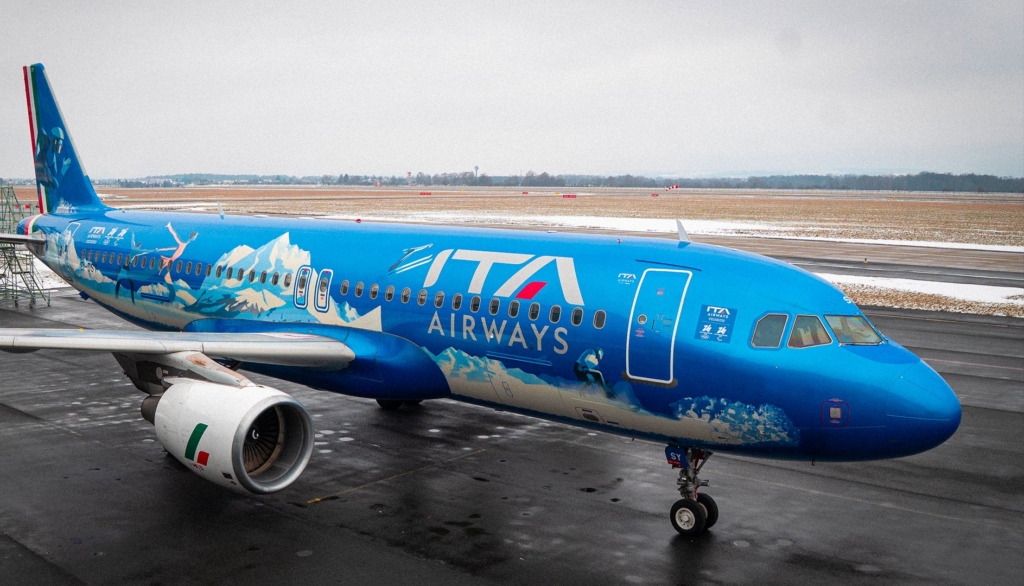 ITA Airways reveals 2 Olympic livery aircraft for 2026 Winter Games