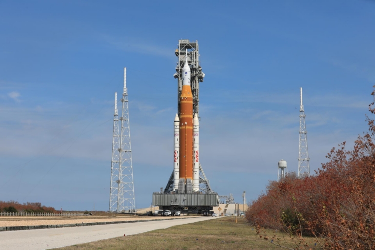 NASA rolls Artemis II SLS rocket back to VAB after new helium leak