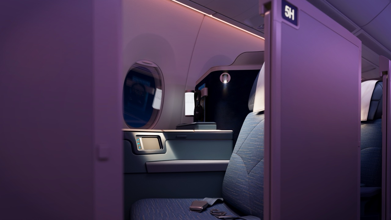 In photo: Philippine Airlines stunning Airbus A350-1000 cabins