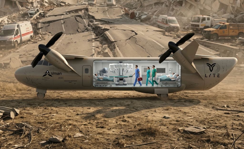 SkyClinic: The ‘flying hospital’ that could bring surgery to disaster zones