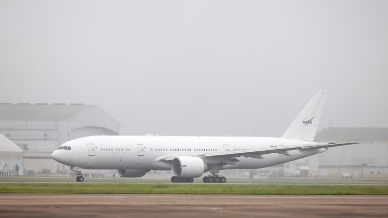 NASA's Boeing 777 'flying lab' returns to Langley after upgrades